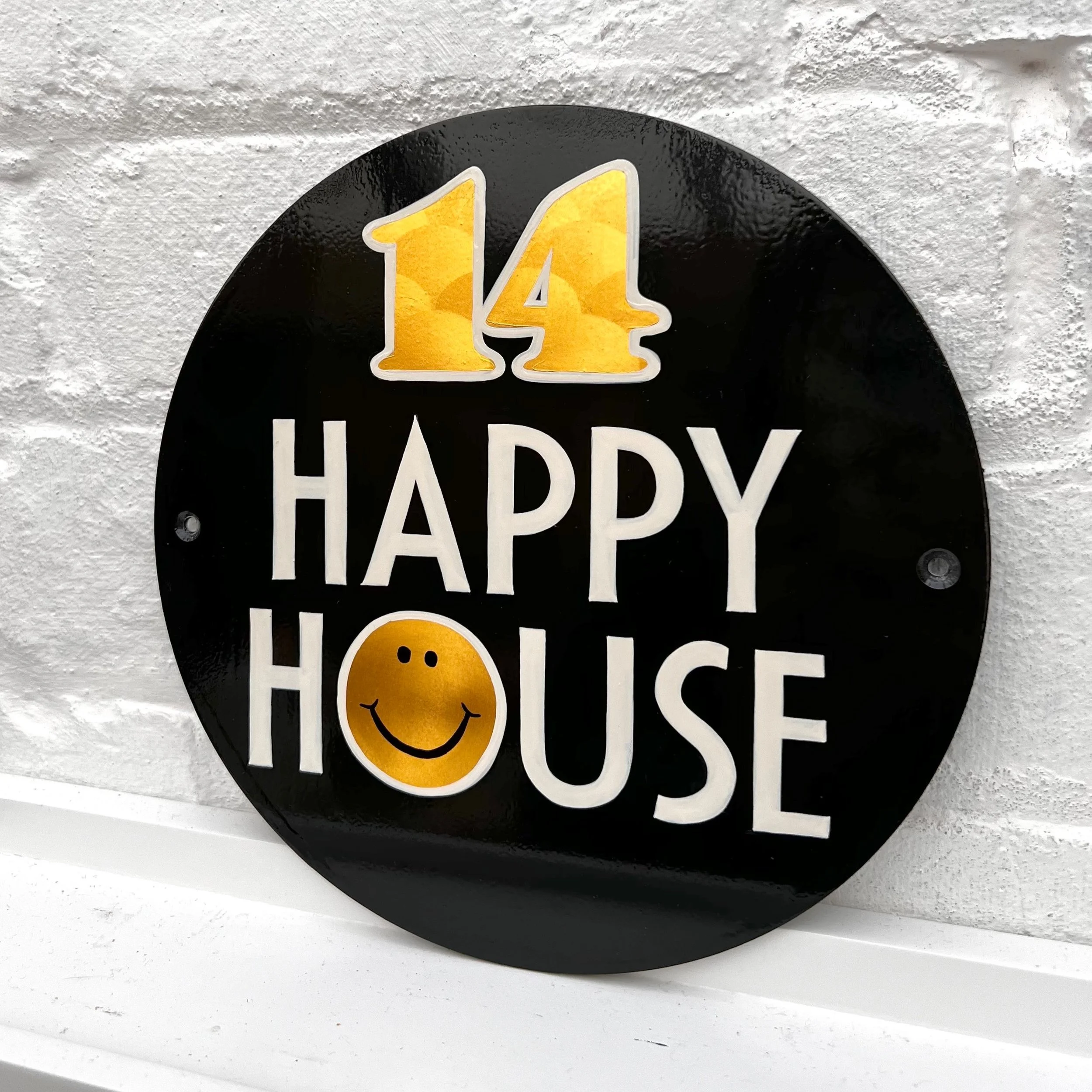 Custom house name signs — Sylvie Signs