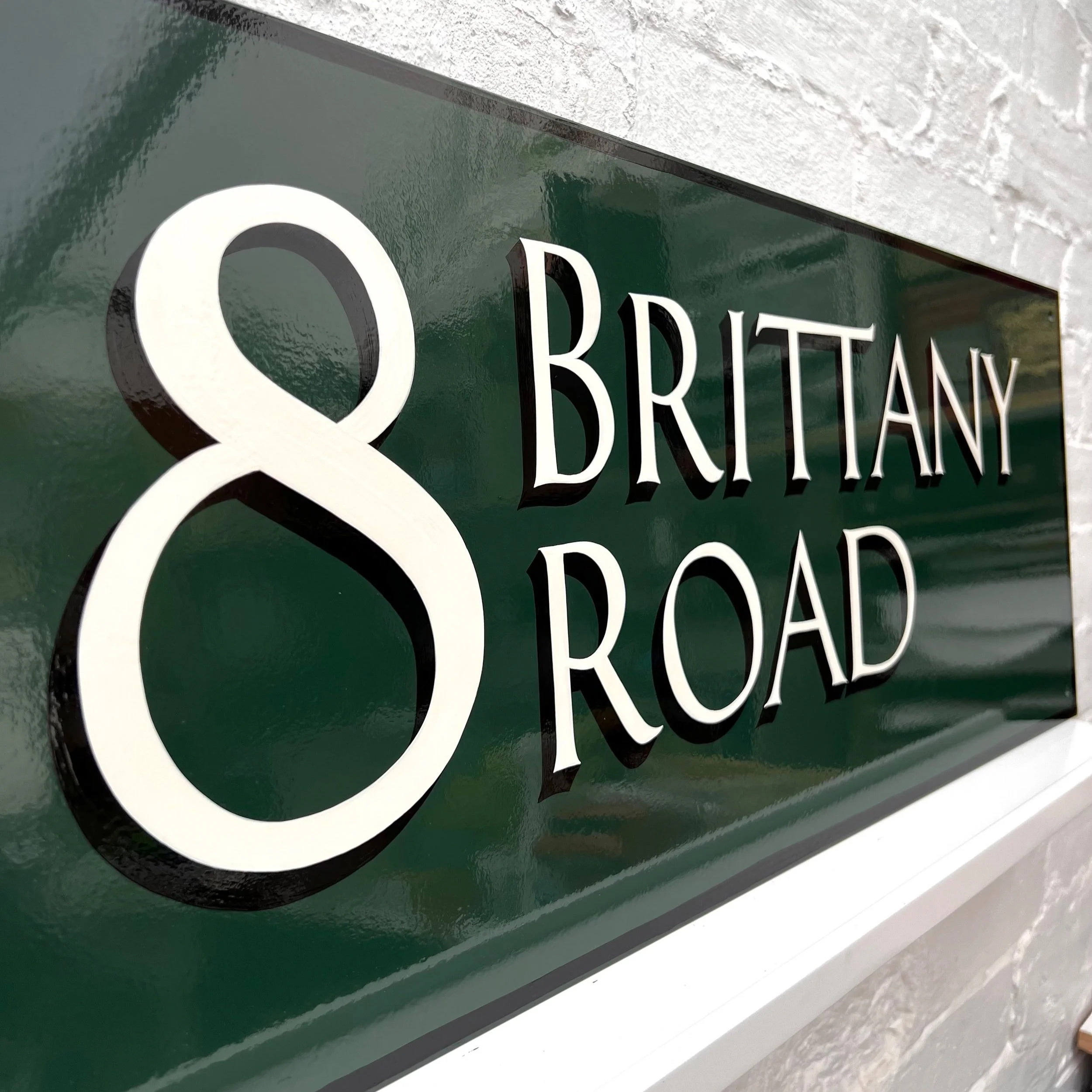 Custom house name signs — Sylvie Signs