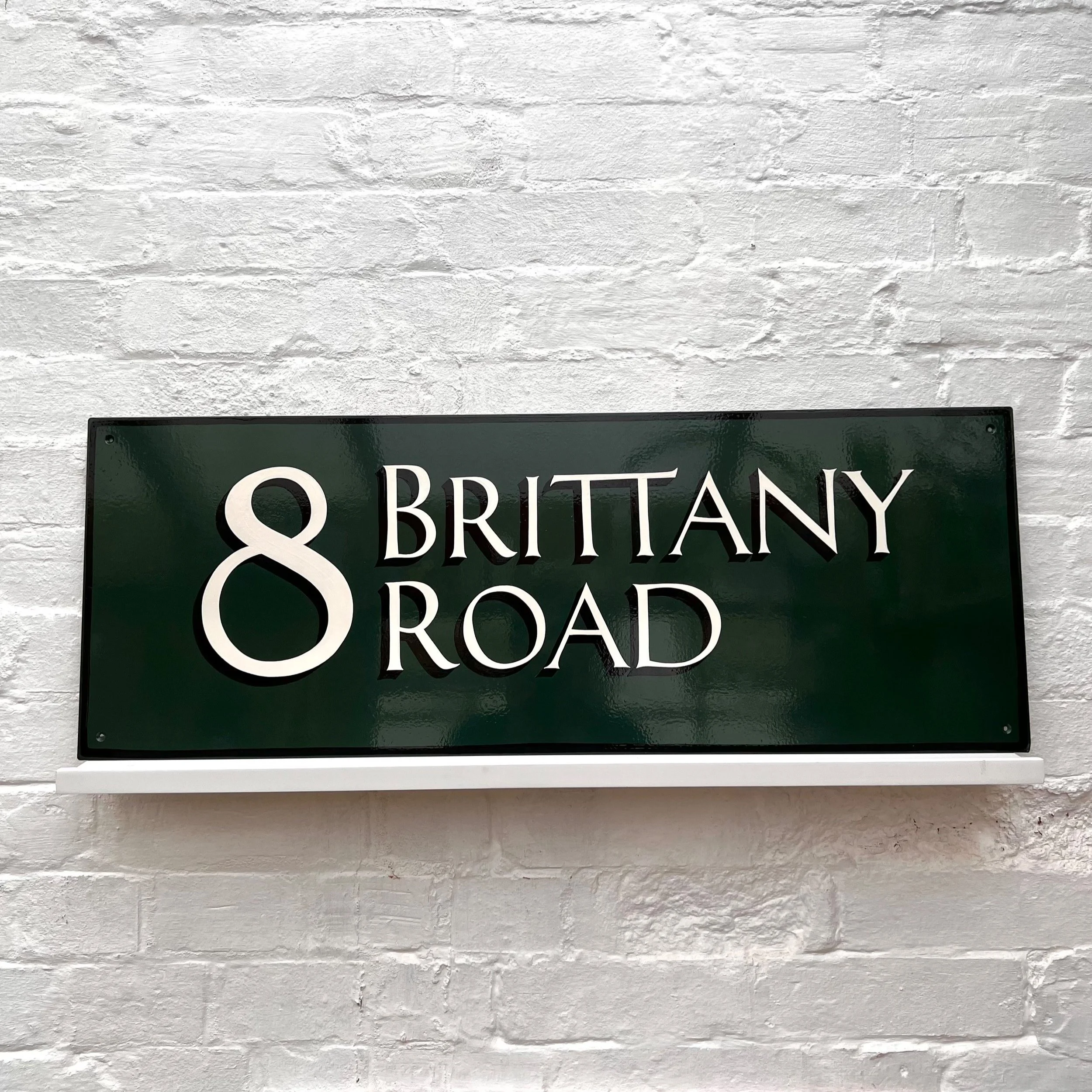 Custom house name signs — Sylvie Signs