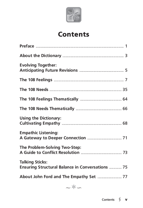 A Dictionary of Feelings and Needs: 108 of Each, Defined — The Empathy Set