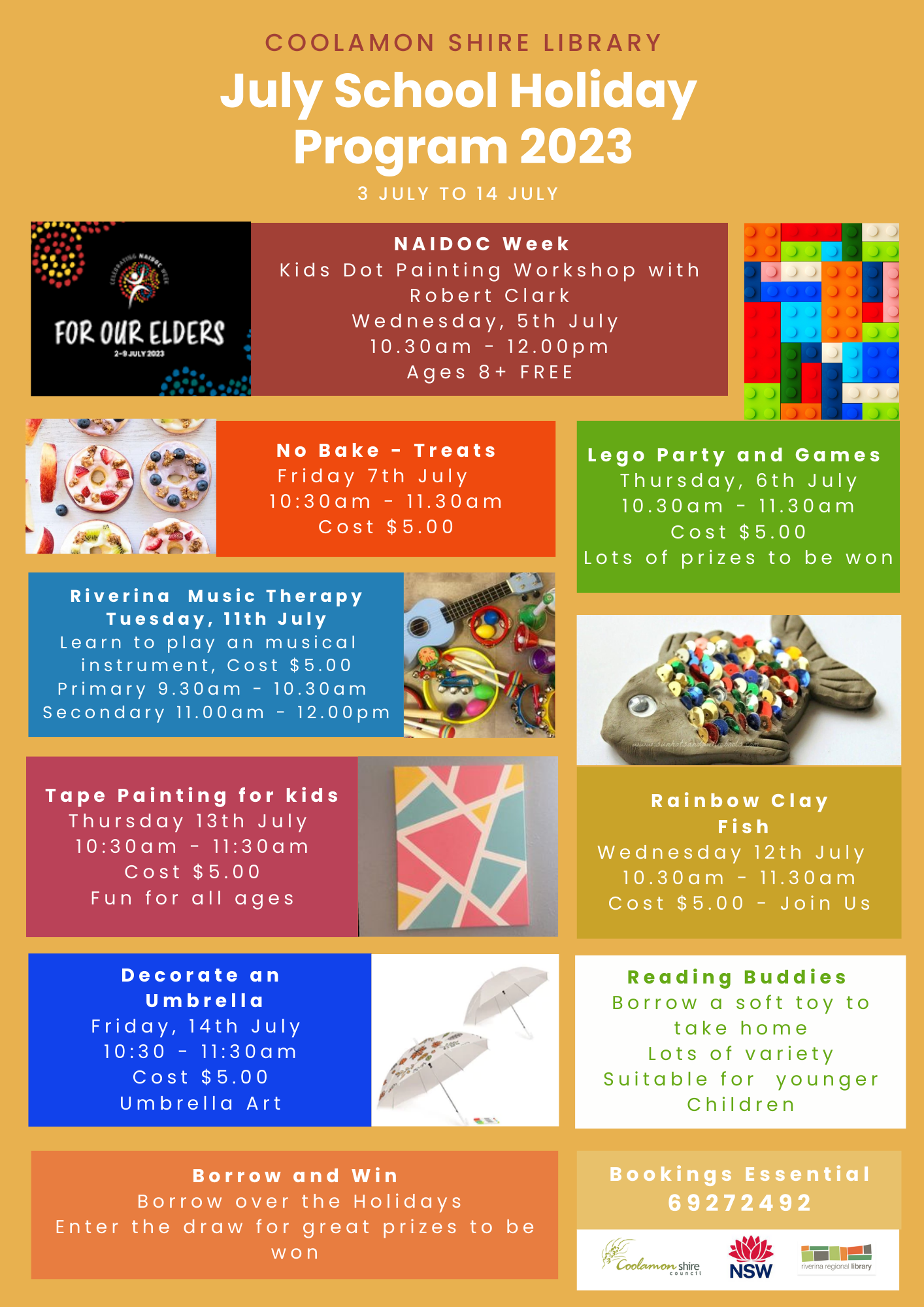 School Holiday Program at the Coolamon Library — Visit Coolamon Shire