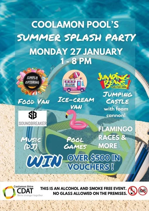 Summer Splash Party at Coolamon Pool — Visit Coolamon Shire