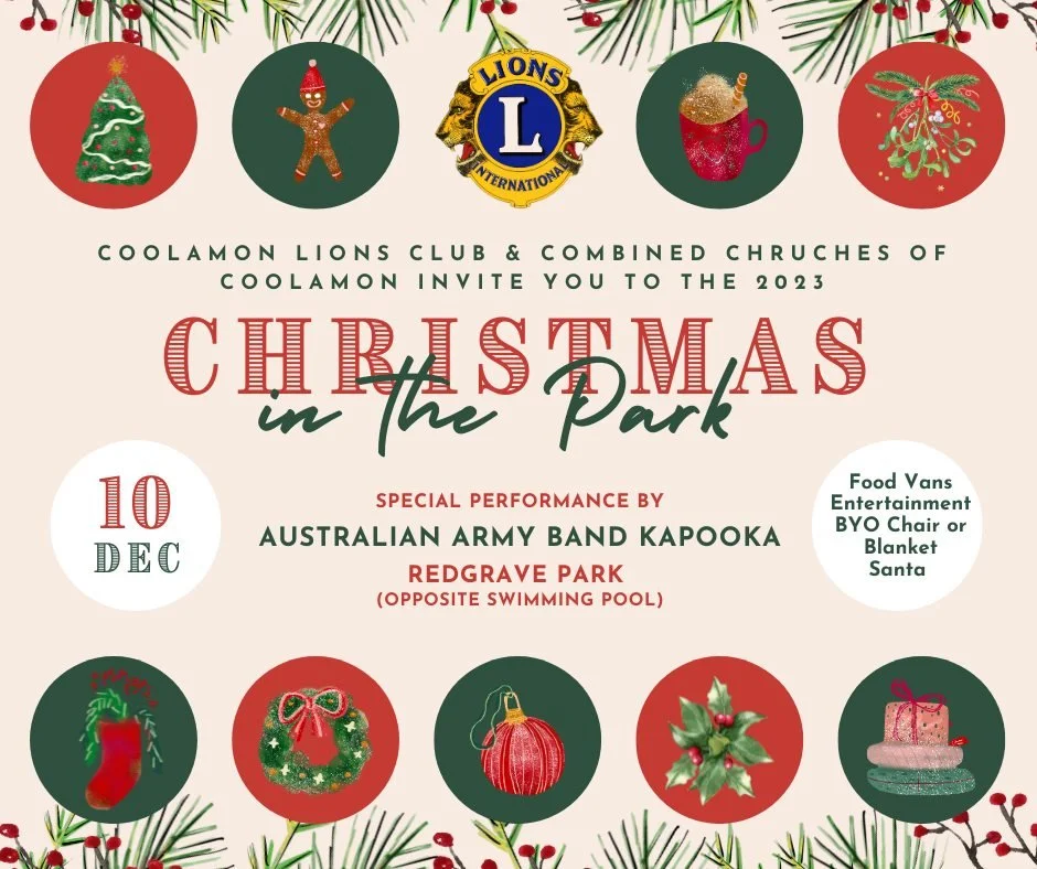 Coolamon Lions Christmas in the Park — Visit Coolamon Shire