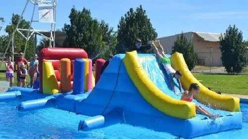Splash into fun with the Inflatable at the Ganmain Pool — Visit ...