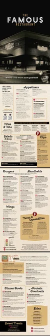 The Famous Menu — The Famous Restaurant