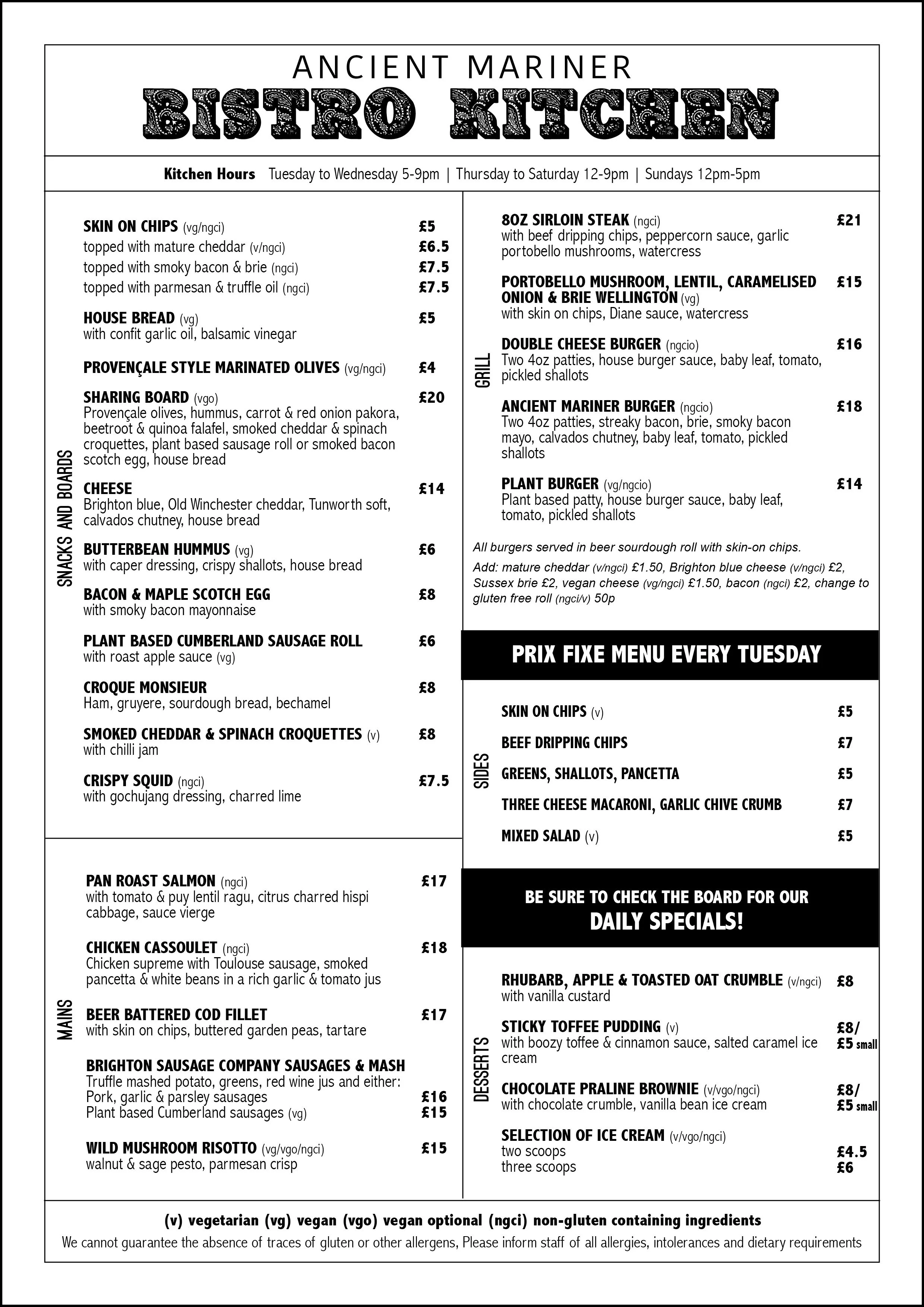 Food — Ancient Mariner