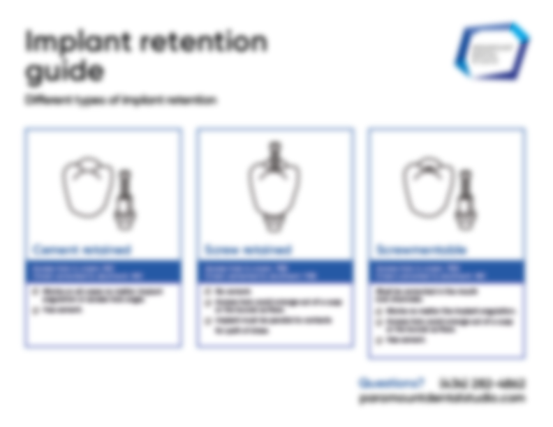 Education — Paramount Dental Studio