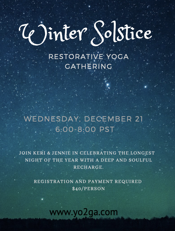 Winter Solstice Restorative — O2 Yoga & Wellness