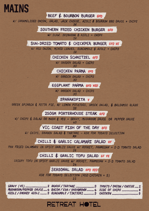 Eat — The Retreat Hotel