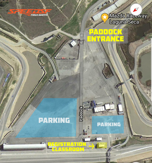 Laguna Seca Raceway Map