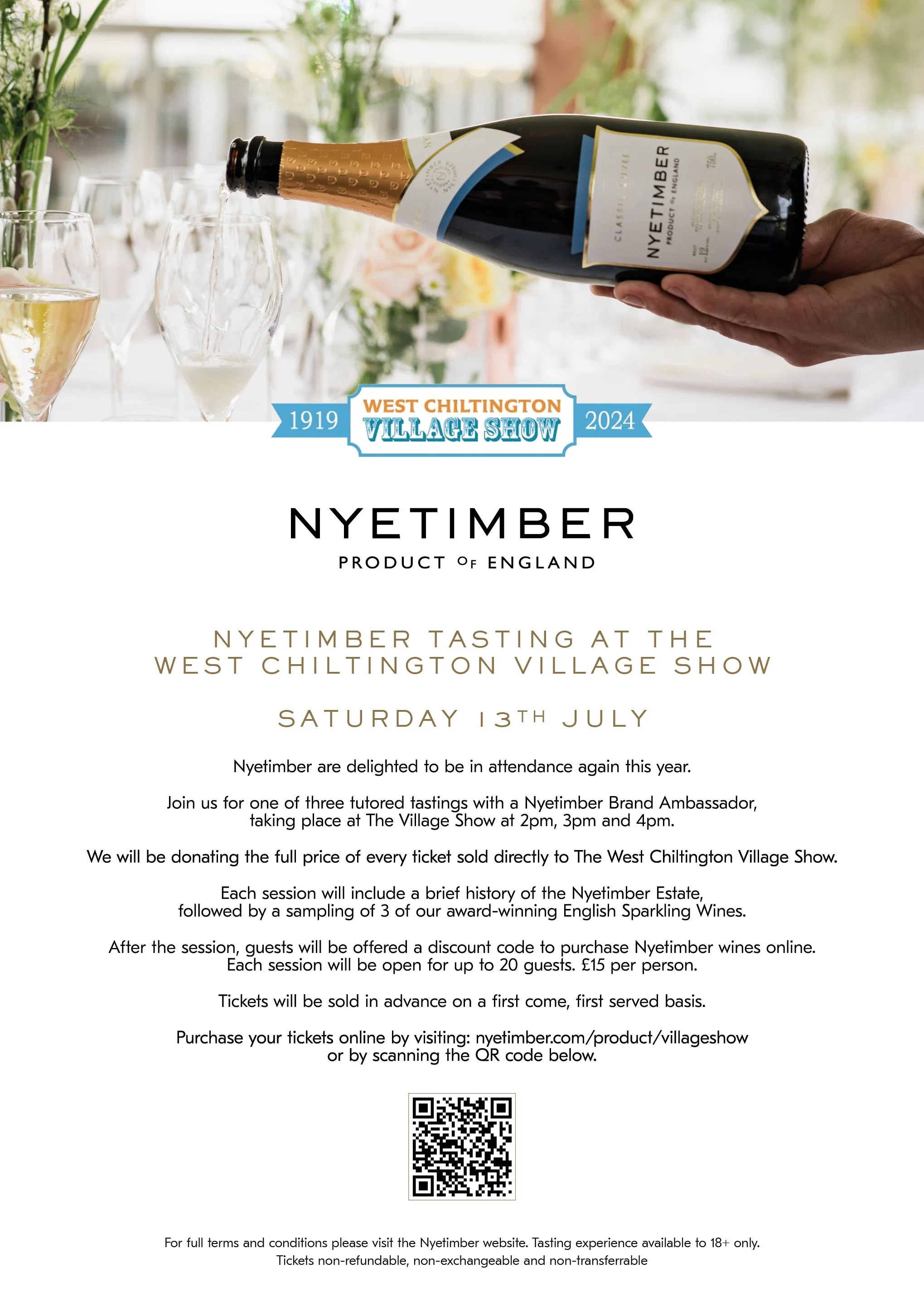 Nyetimber Wine Tasting — The West Chiltington Village Show