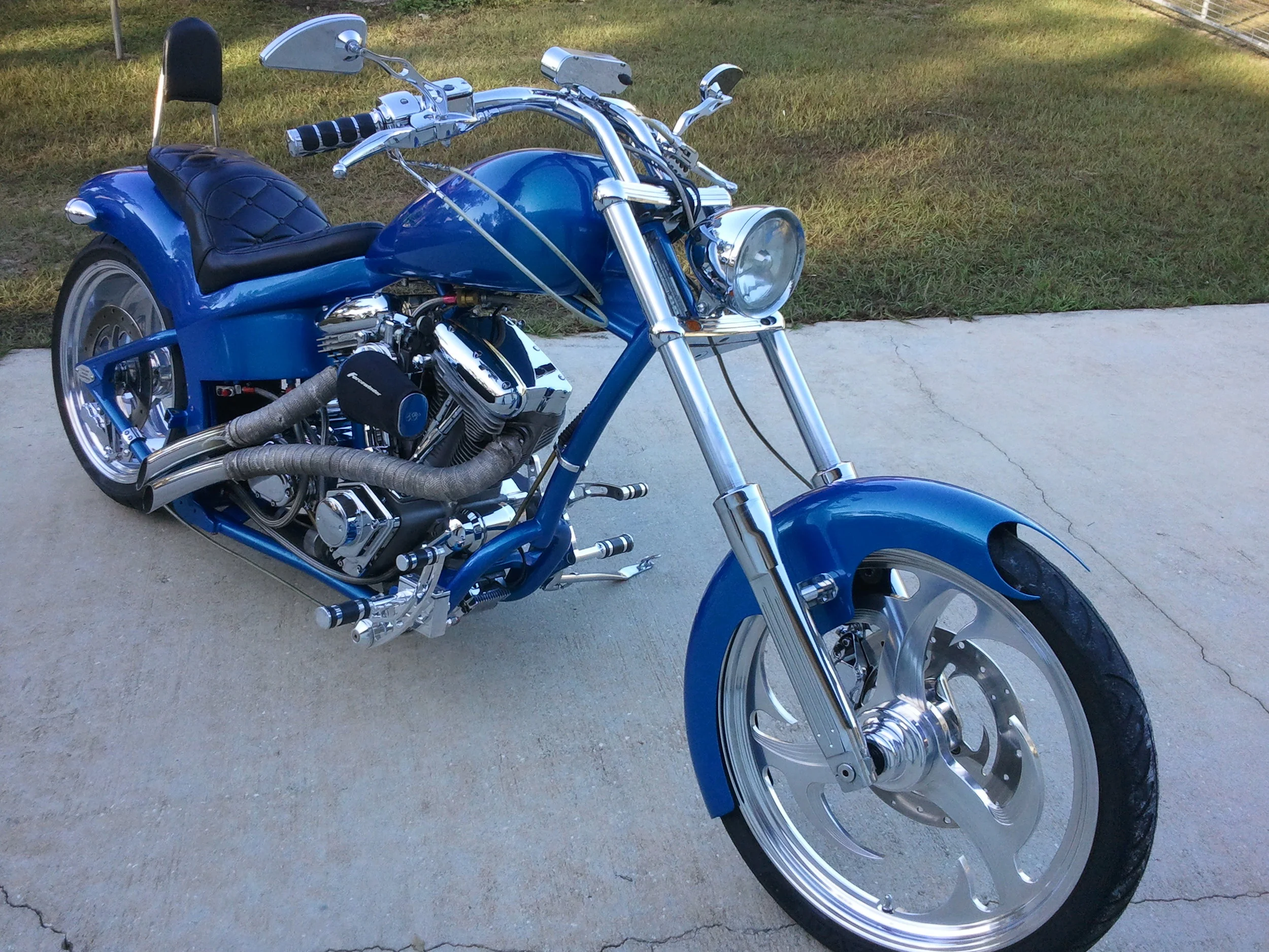 Mike Parkin's Taylor Made Chopper — Rob Harley Detailer