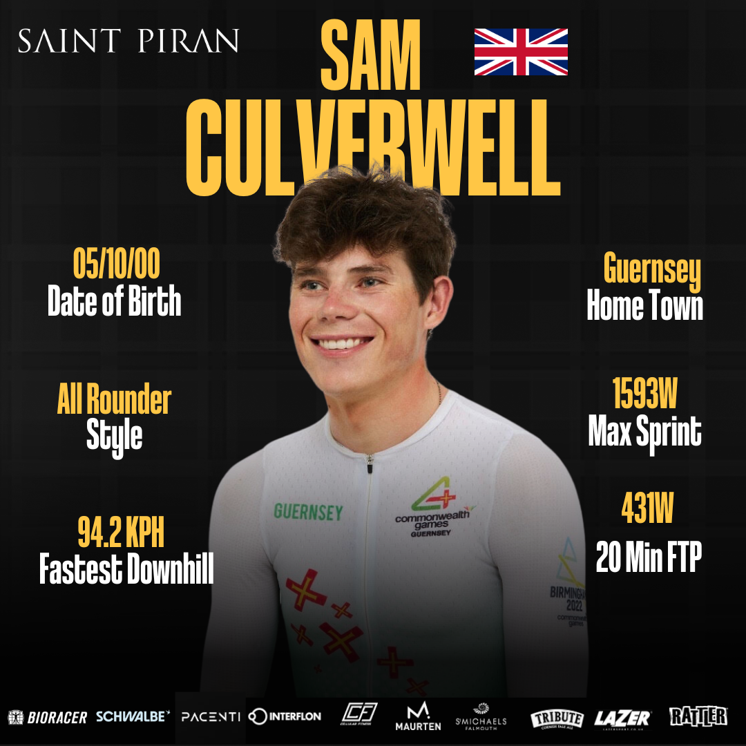Sam Culverwell signs for Saint Piran Pro Cycling — c