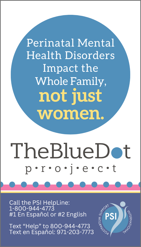 Awareness Materials — The Blue Dot Project Maternal Mental Health