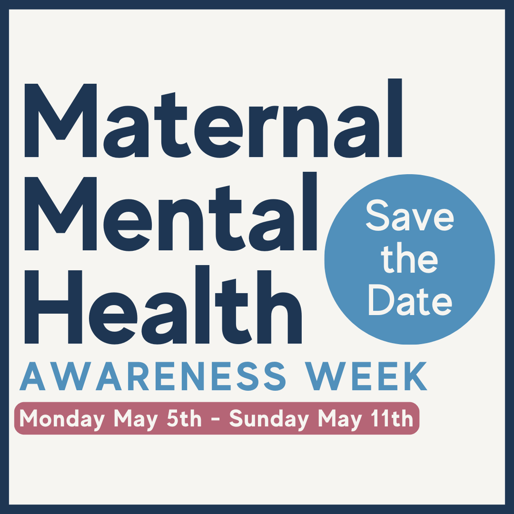 Maternal Mental Health Awareness Week — The Blue Dot Project Maternal ...