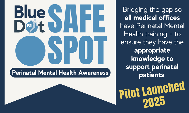 Blue Dot Safe Spot — The Blue Dot Project Maternal Mental Health