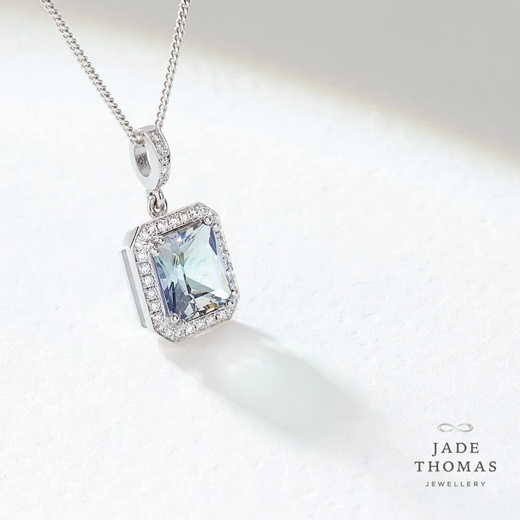 Green Tourmaline Rose Gold Necklace — Jade Thomas Jewellery