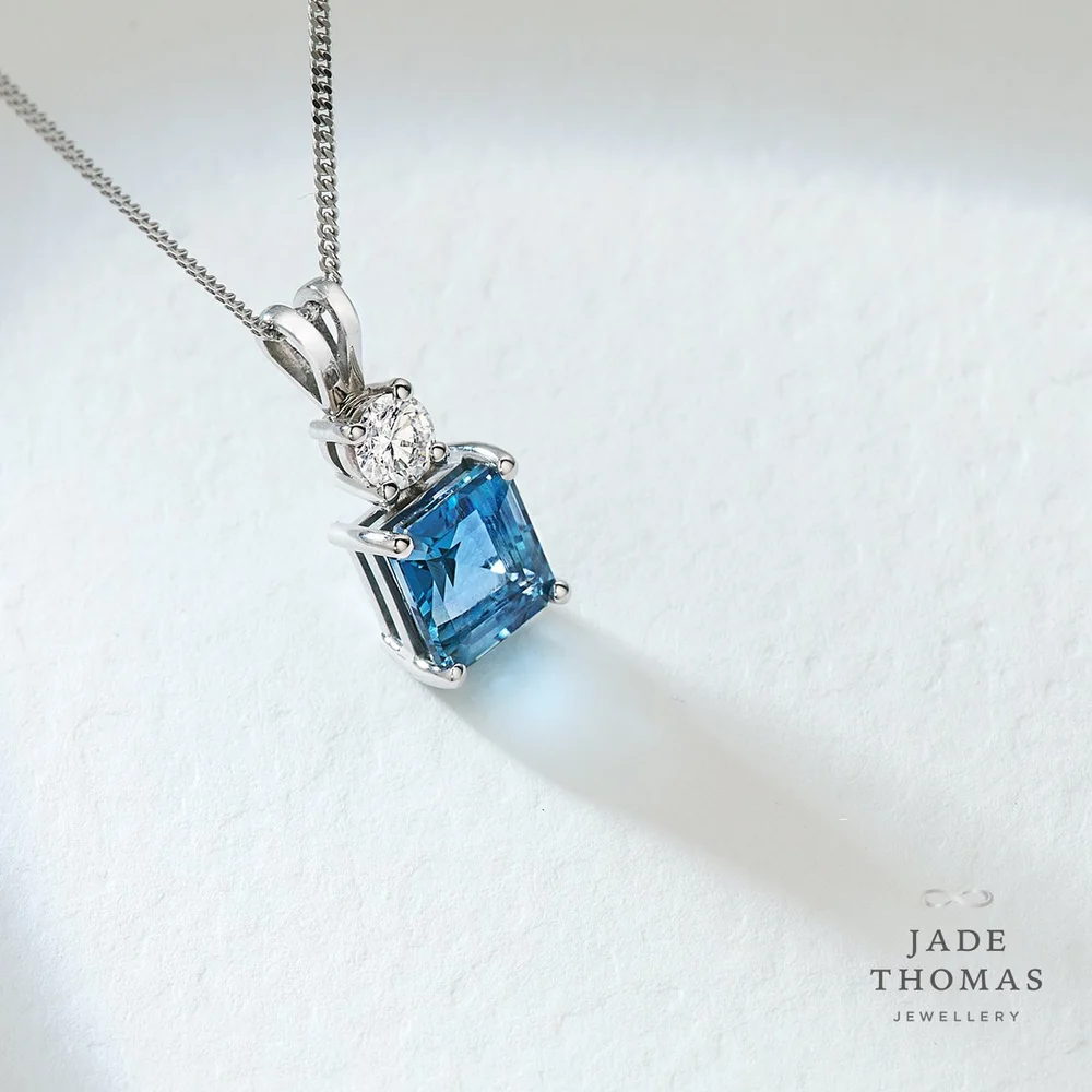 Green Tourmaline Rose Gold Necklace — Jade Thomas Jewellery