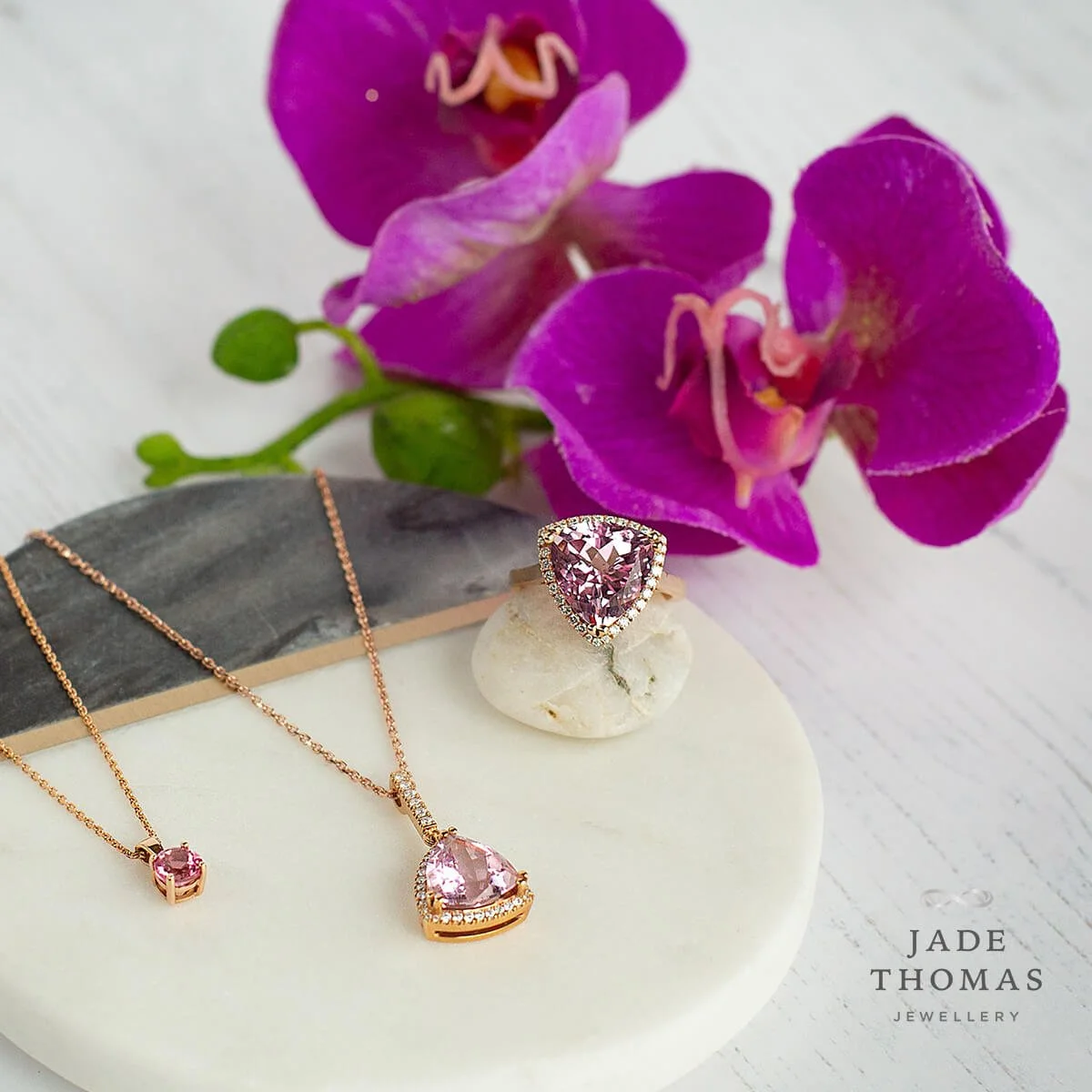 Opal and Paraiba Tourmaline necklace — Jade Thomas Jewellery