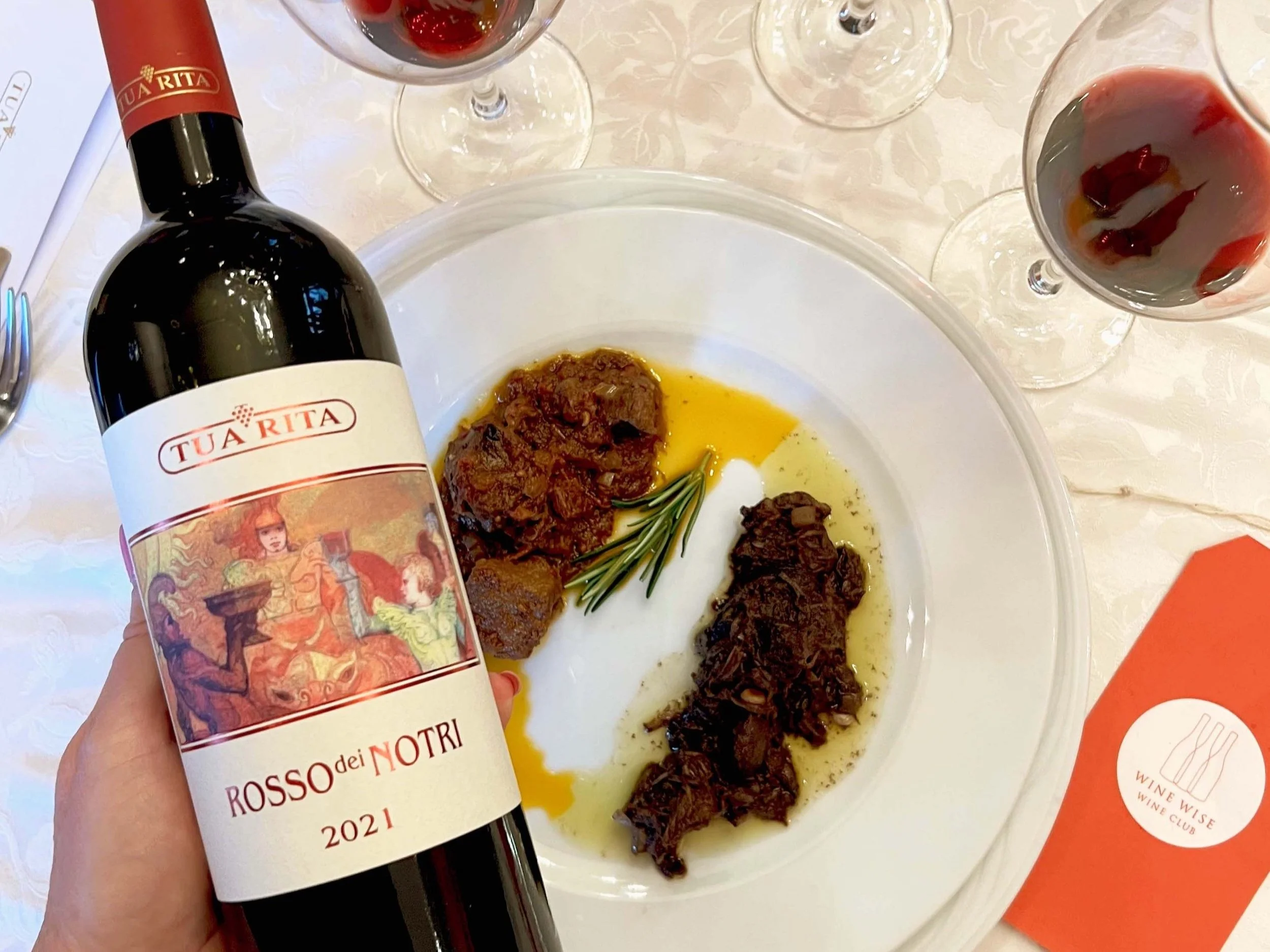 2019 Tua Rita, Rosso dei Notri, Toscana, Italy & Chocolate Conghiale ...
