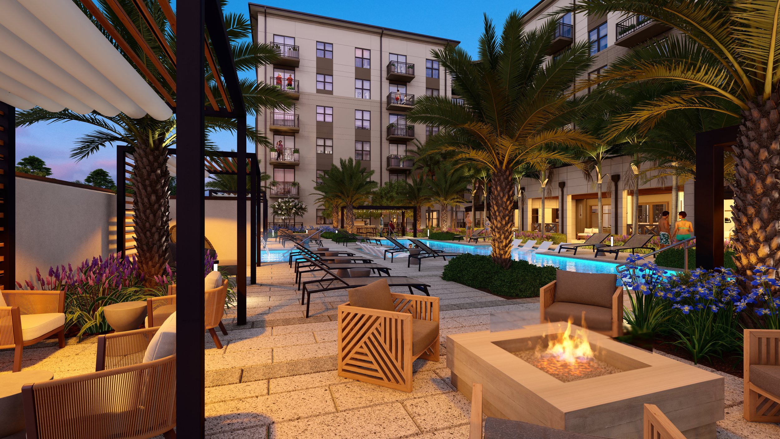 clubhouse exteriors / pool decks — Szabo Studios