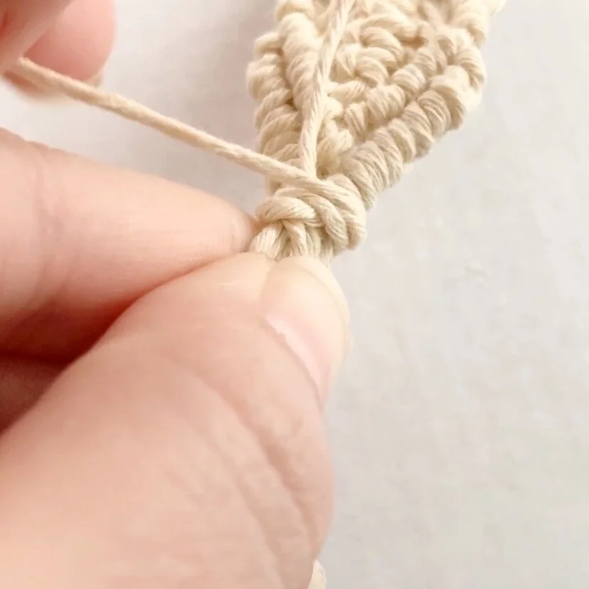 DIY Macrame Keychain — Mrs. Scrib