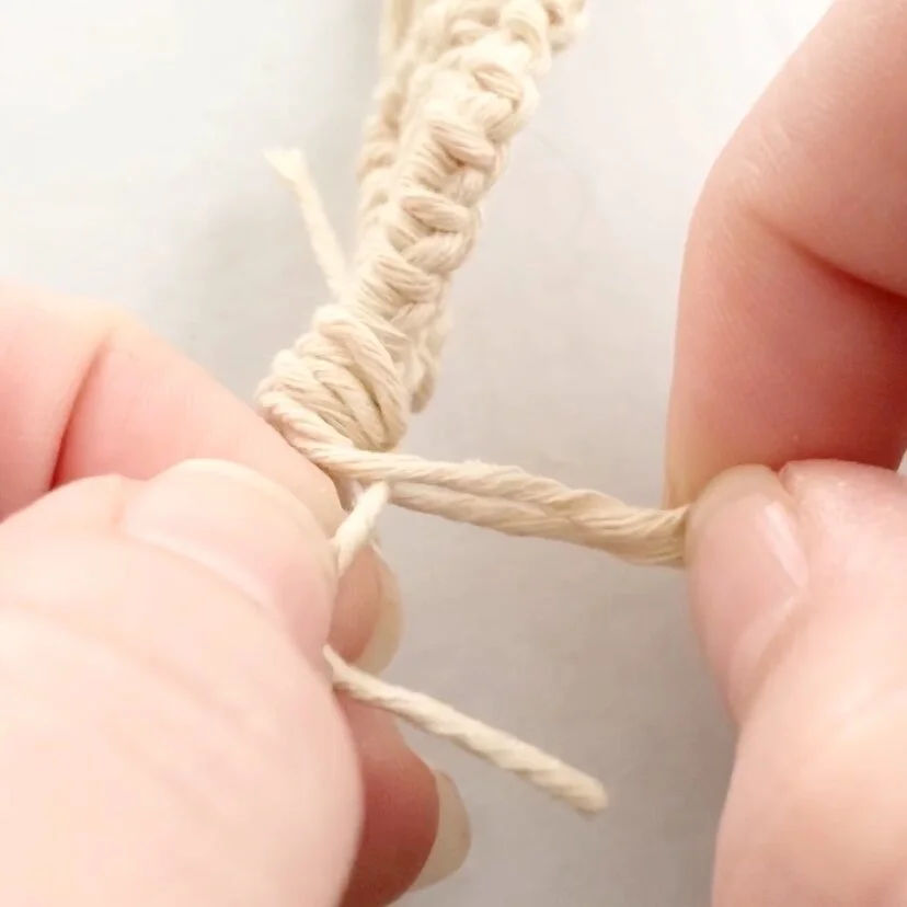 DIY Macrame Keychain — Mrs. Scrib