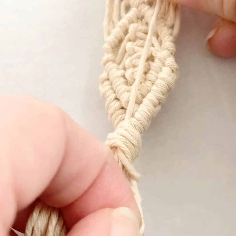 DIY Macrame Keychain — Mrs. Scrib