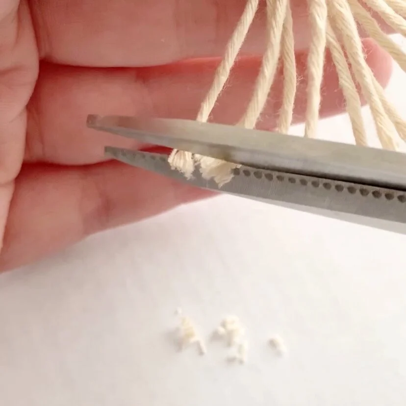 DIY Macrame Keychain — Mrs. Scrib