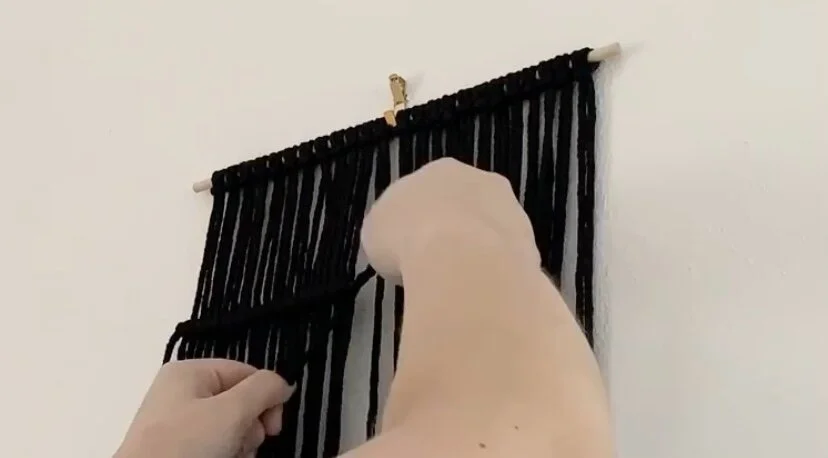 DIY Macrame Table Runner — Mrs. Scrib