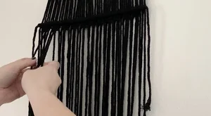 DIY Macrame Table Runner — Mrs. Scrib