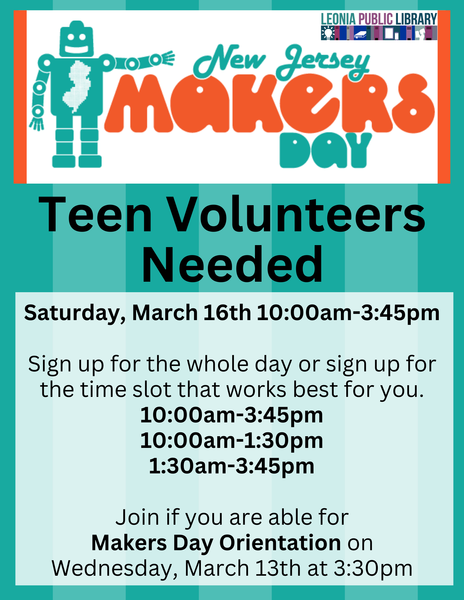 Volunteer — Leonia Public Library in Bergen County