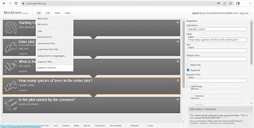 Using Open Data Kit (ODK) in the field — Technology for Wildlife Foundation