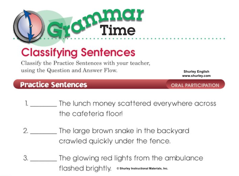 Writing Toolbox: Composing Better Sentences — Shurley English Blog