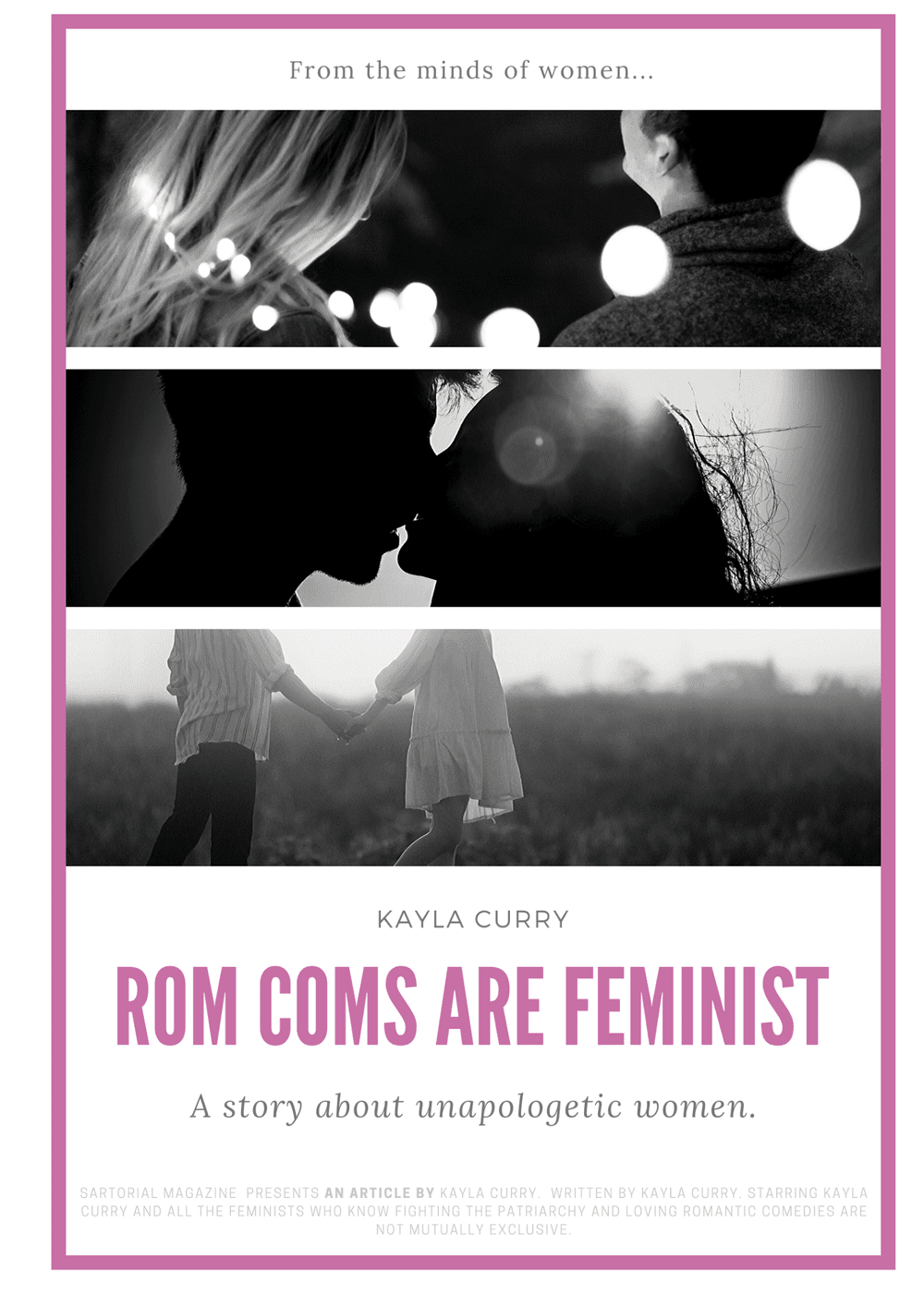 Rom-coms are feminist. — Sartorial Magazine