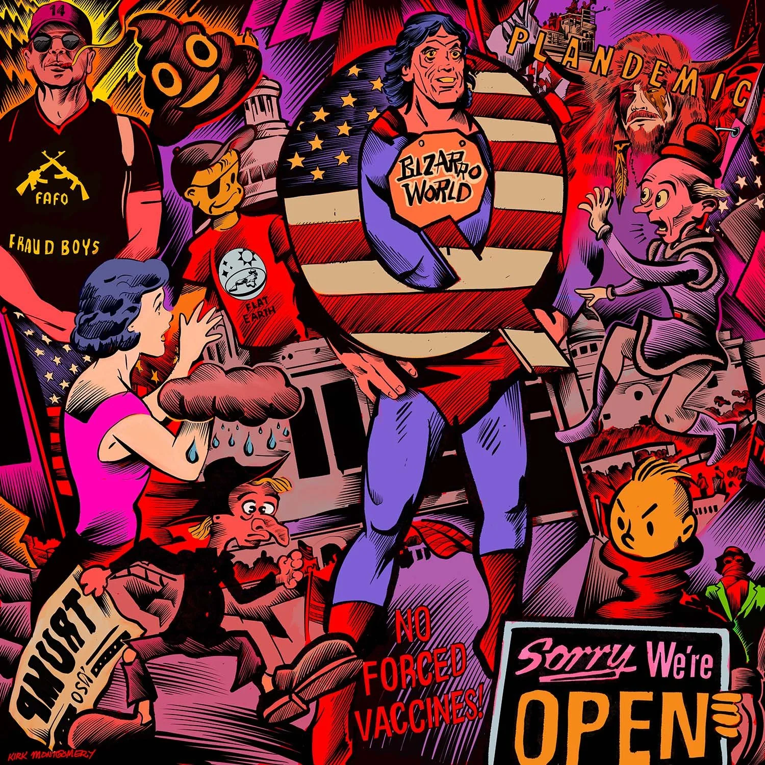 Little Rock Artist Kirk Montgomery