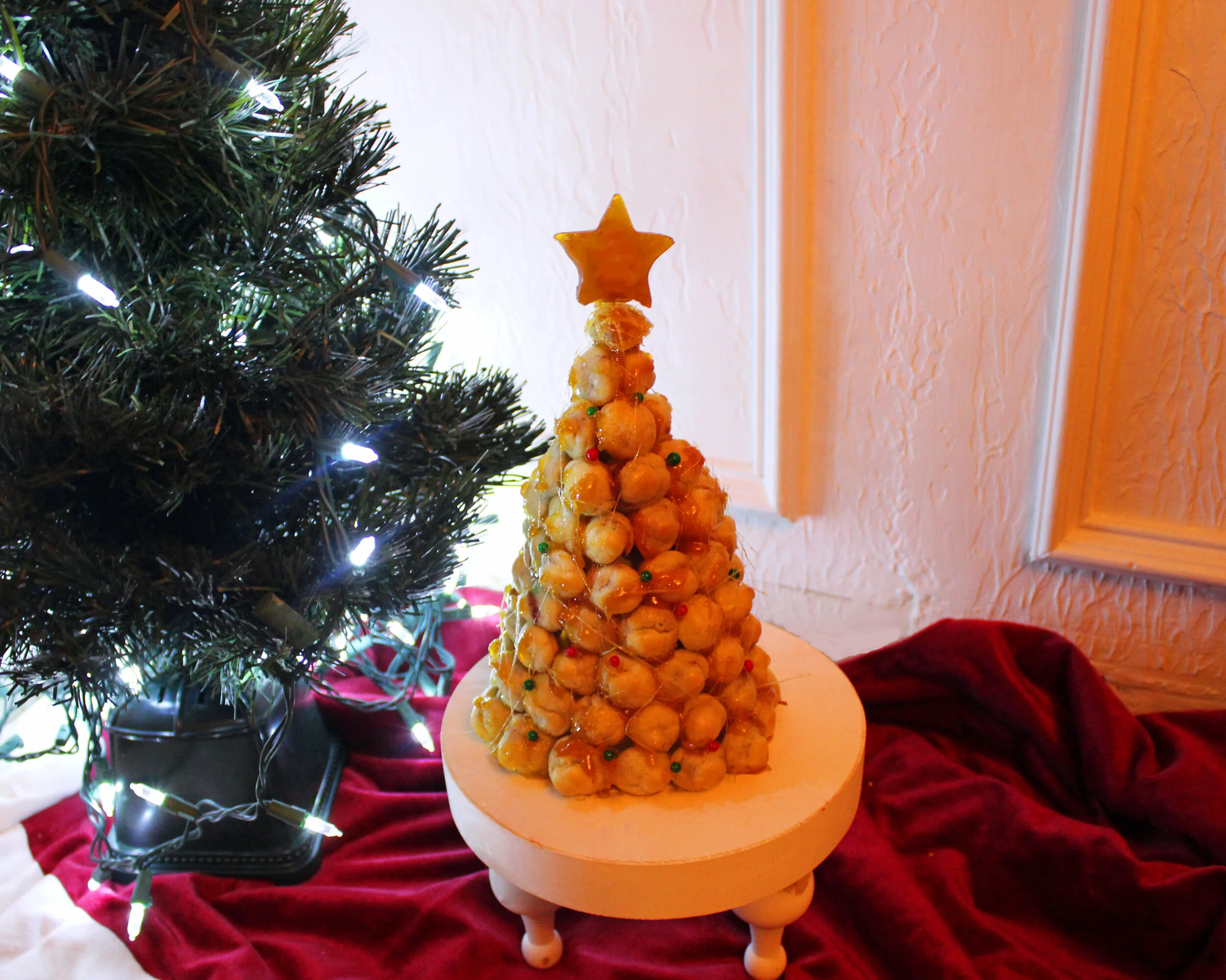 Christmas Tree Croquembouche — The Baking Miller