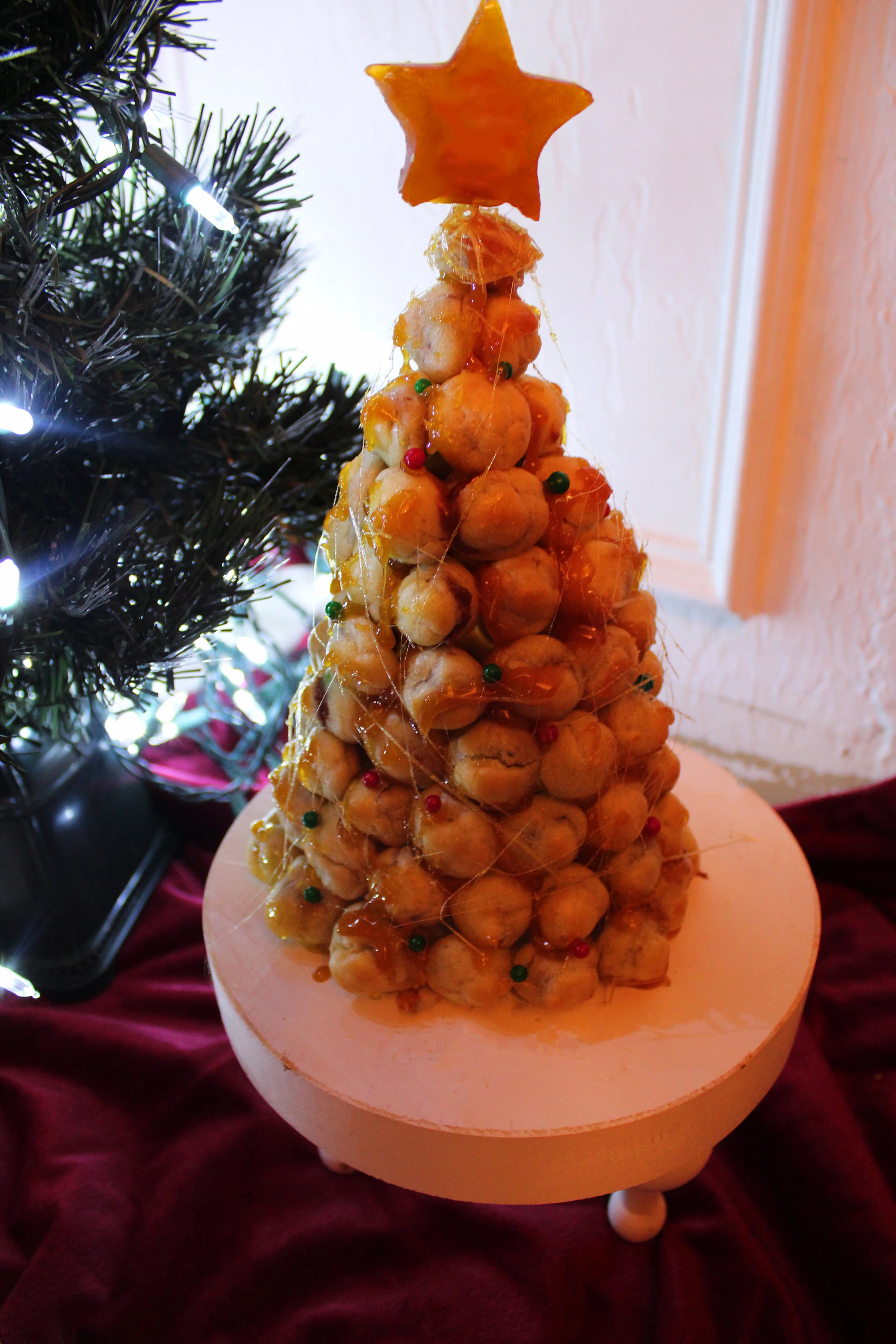 Christmas Tree Croquembouche — The Baking Miller