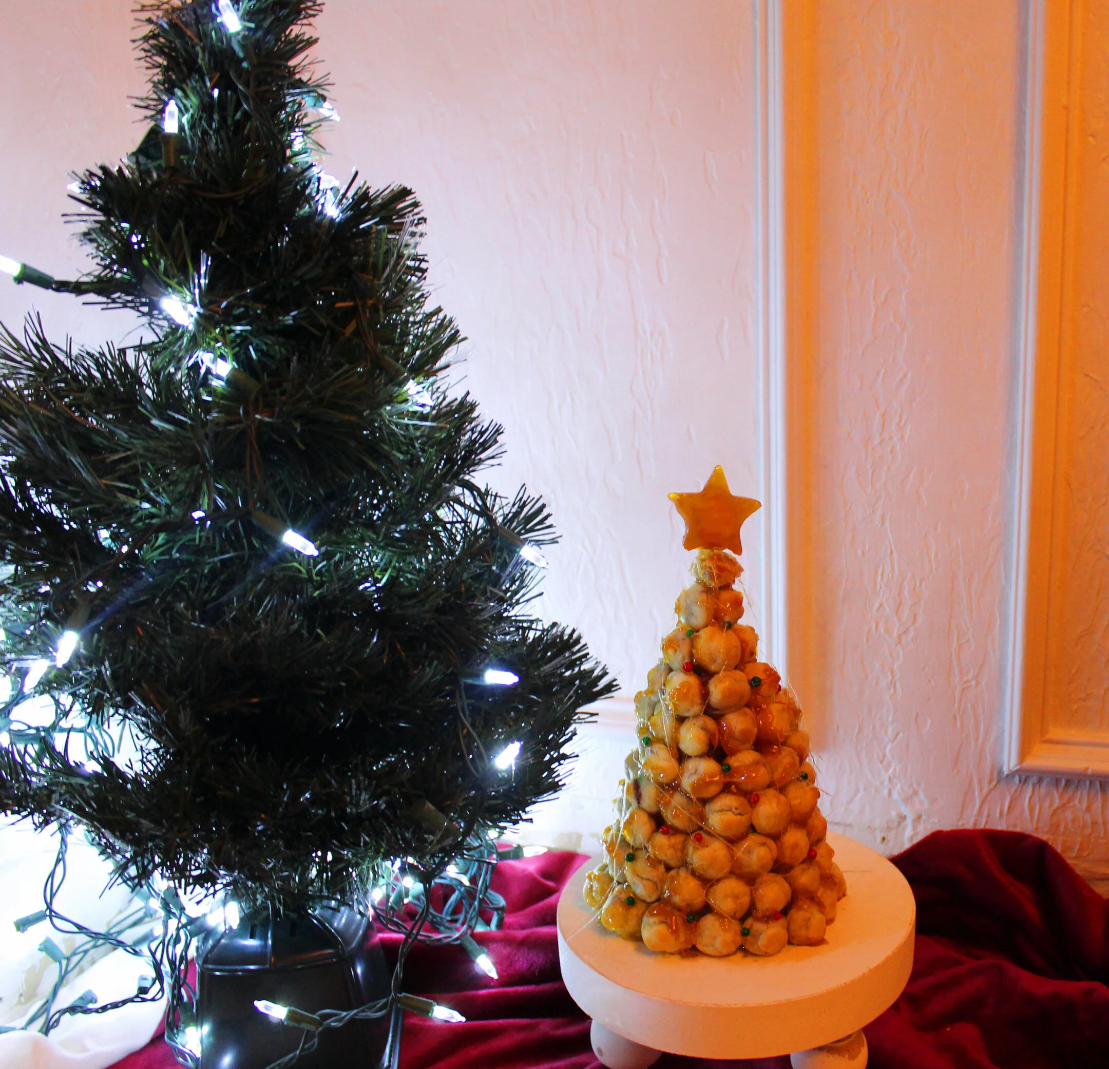 Christmas Tree Croquembouche — The Baking Miller