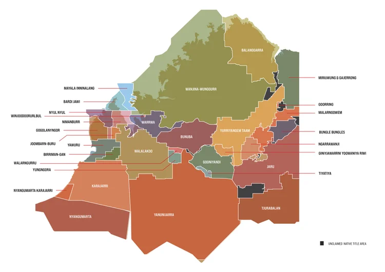 PBC Map — Kimberley Land Council