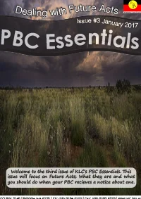 PBC Support — Kimberley Land Council