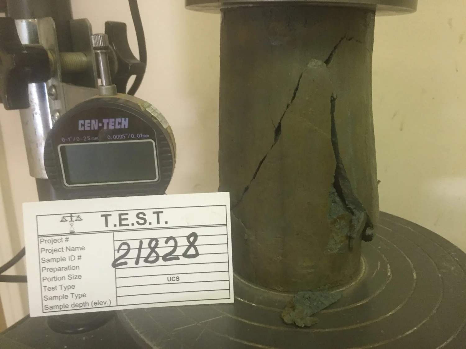 Strength Testing — Timely Engineering Soil Tests, LLC