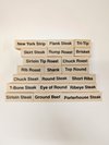 Butcher's Meat Cut Stamps | Custom Stamps for Meat Lovers & Butchers ...