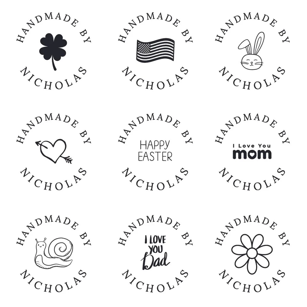 Created By Stamps — Handmade By Personalized Stamps for Card Makers ...