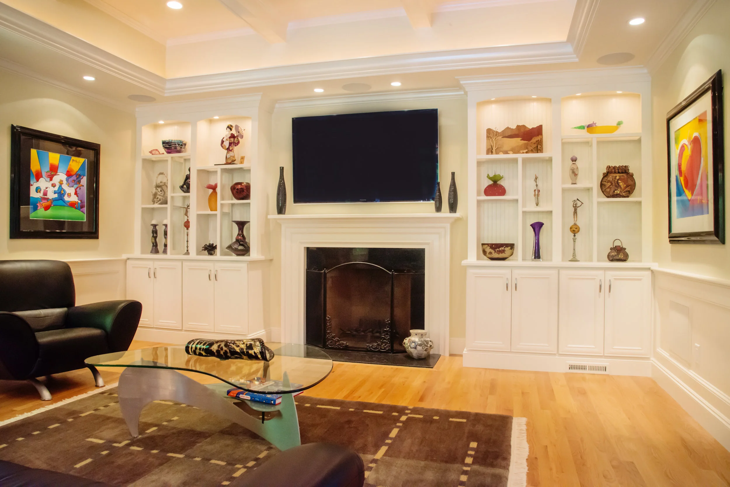 Custom Living Room — Sun Valley Homes