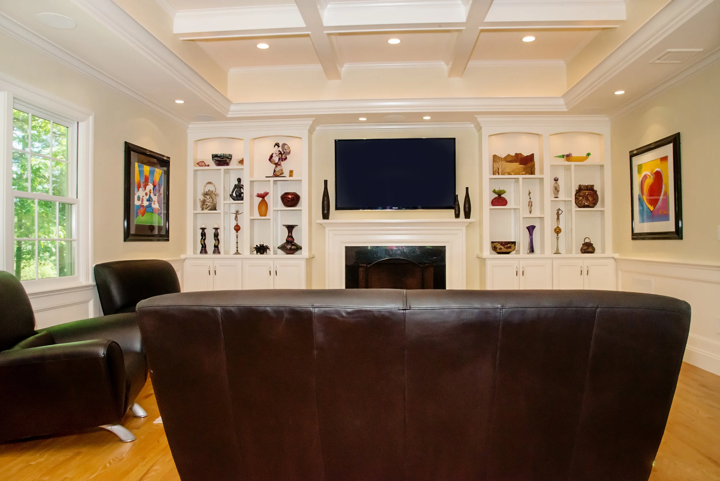 Custom Living Room — Sun Valley Homes