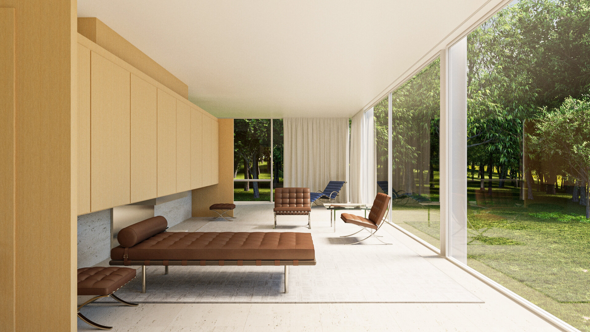 Farnsworth House Bedroom | www.cintronbeveragegroup.com