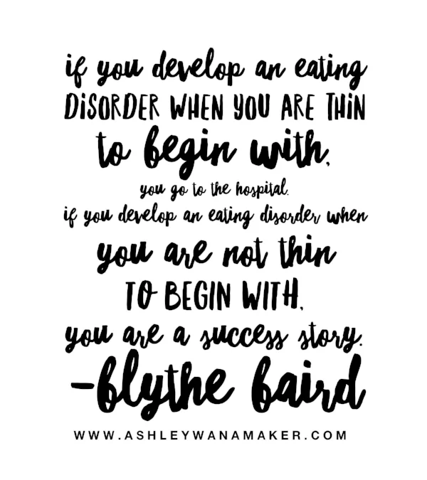 What is Atypical Anorexia? — Ashley Wanamaker