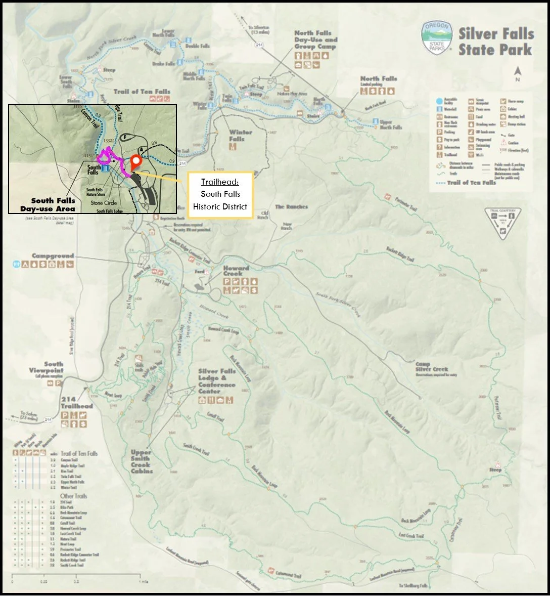 1 hour waterfall hikes — Friends of Silver Falls