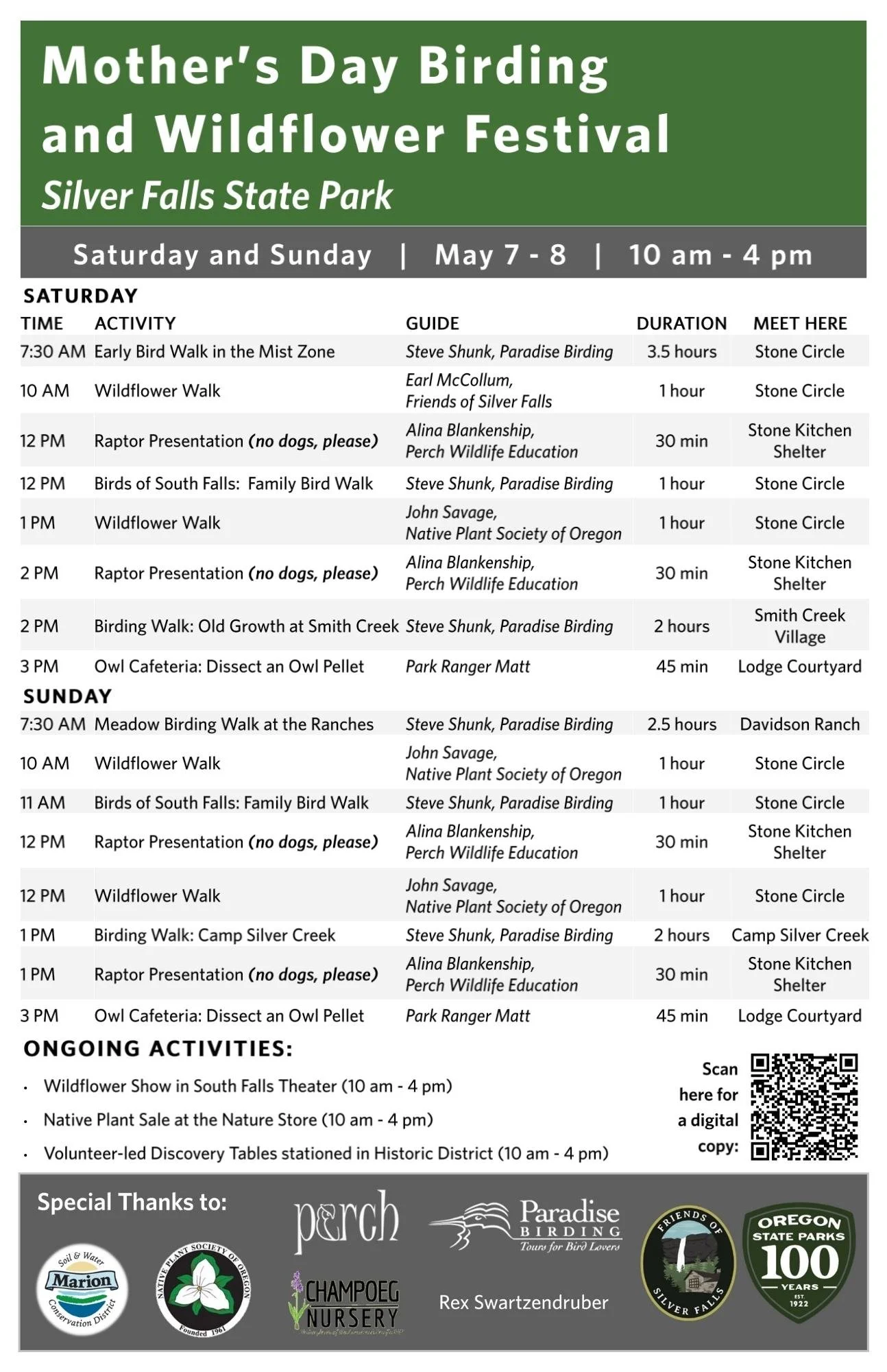 Silver Falls State Park Special Events — Friends of Silver Falls